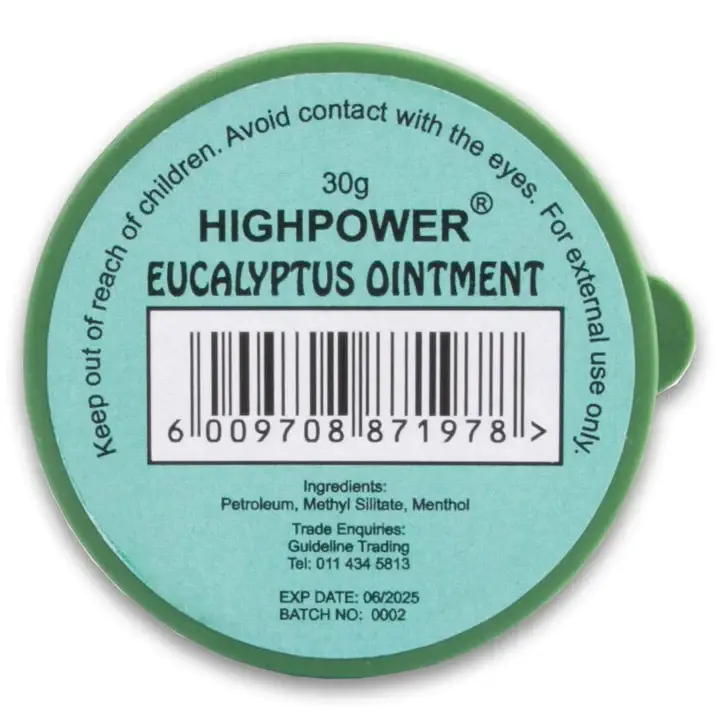 HIGH POWER EUCALYPTUS RUB 30G - PharmacyNet