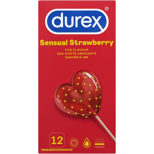 DUREX 12 SENSUAL STRAWBERRY - PharmacyNet