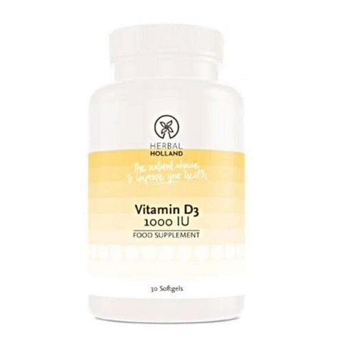 HERBAL HOLLAND VIT D3 1000IU GEL CAPS 30 - PharmacyNet