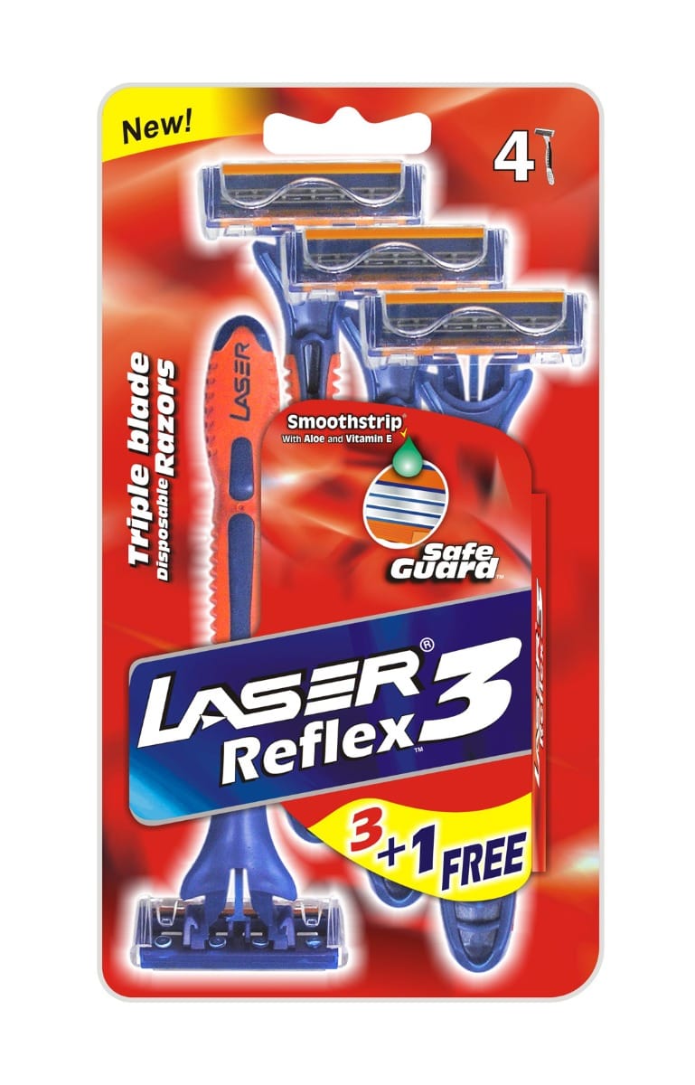 LASER REFLEX III 3 + 1 DISP RAZOR - PharmacyNet