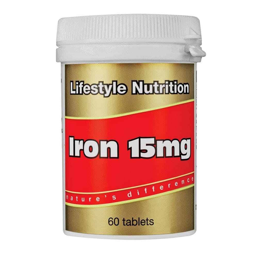 LIFESTYLE IRON 15MG TABS 60 - PharmacyNet