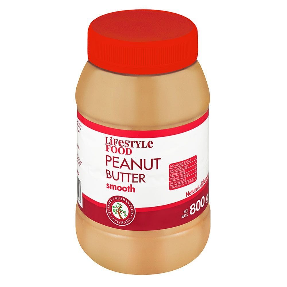 LIFESTYLE PEANUT BUTTER 800G SMOOTH - PharmacyNet
