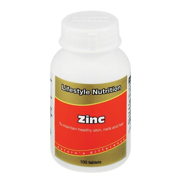 LIFESTYLE ZINC TABS 100 - PharmacyNet