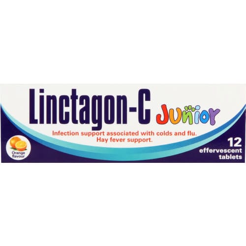 LINCTAGON C JNR EFF ORANGE 12 - PharmacyNet