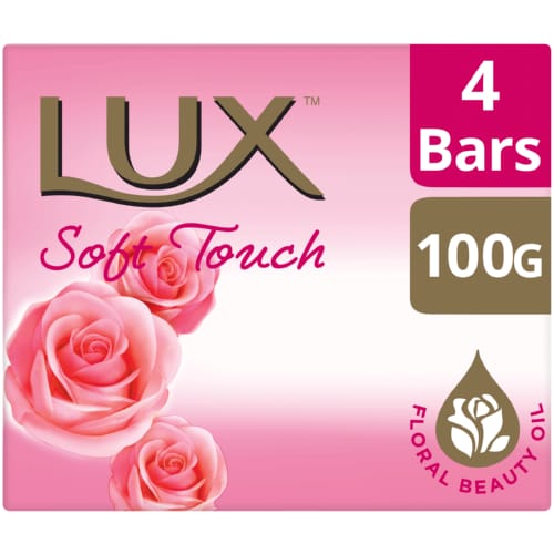 LUX SOAP 4X100G SOFT TOUCH - PharmacyNet