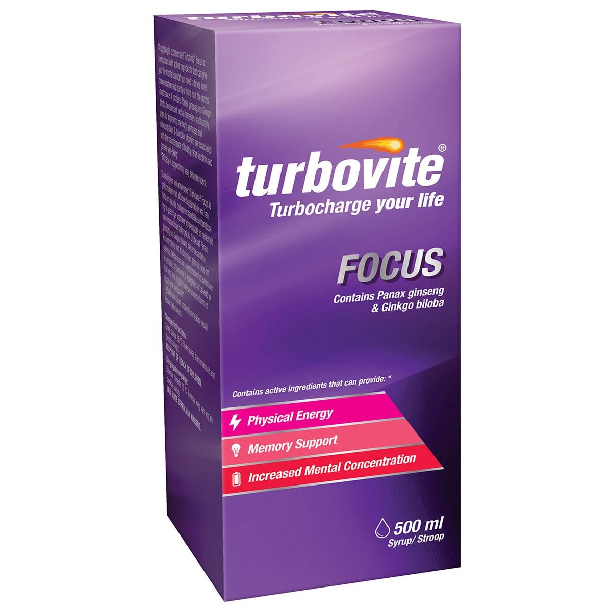 TURBOVITE FOCUS SYR 500ML (G-WHIZ) - PharmacyNet