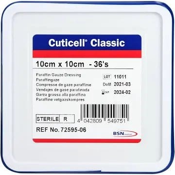CUTICELL CLASSIC 10X10CM 36 TIN 72595-01 - PharmacyNet