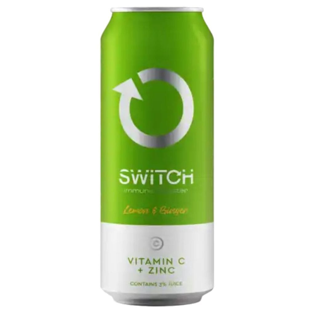 SWITCH 500ML LEMON & GINGER VIT C + ZINC - PharmacyNet