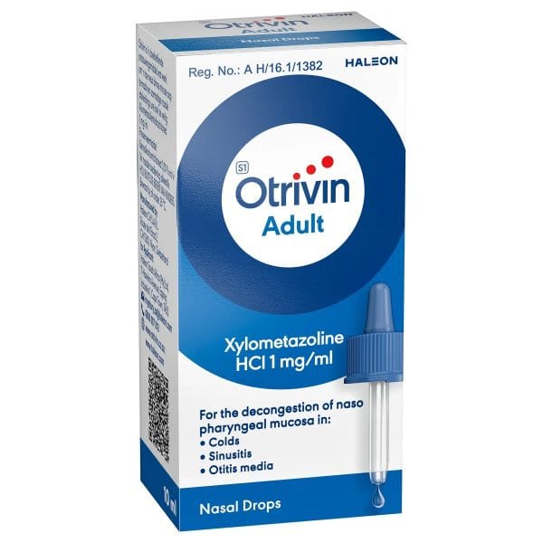 OTRIVIN NASAL DROPS 10ML ADULT - PharmacyNet