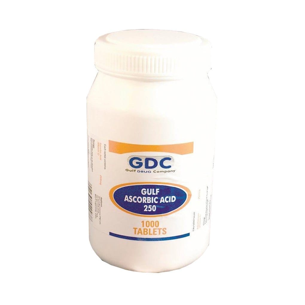 ASCORBIC ACID 250MG TABS 1000 GDC - PharmacyNet