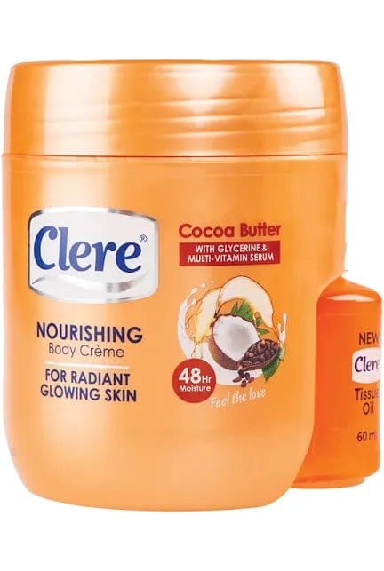 CLERE BODY CRM 400ML & TISSUE OIL 60ML C - PharmacyNet