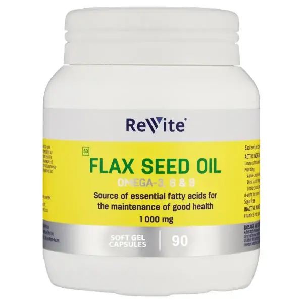 REVITE FLAX SDOIL 1000MG CAPS 90 - PharmacyNet